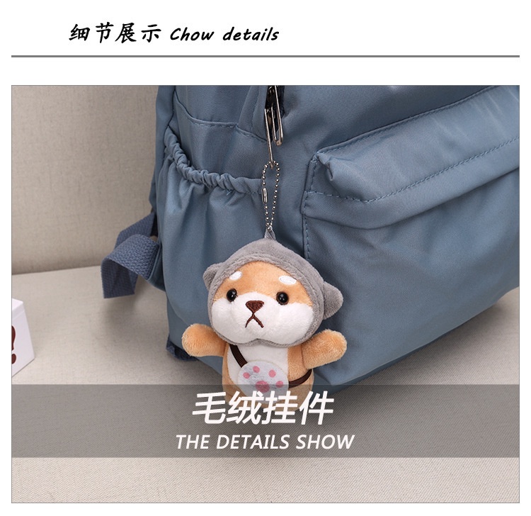 CHIC JOY Ba Lô nylon Màu Sắc Đơn Giản Sức Chứa Lớn Phong Cách Hàn Quốc ...