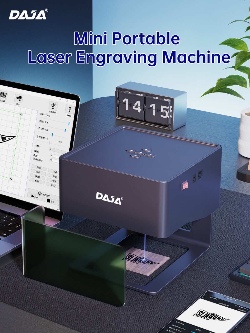 DAJA DJ6 Máy khắc/Máy khắc laser/Laser/Máy cắt acrylic Máy in laser/Máy ...