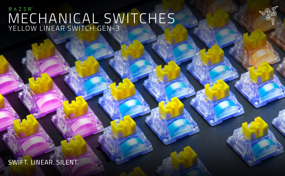 Switch Cơ Razer Mechanical Switches | Linear Yellow | Clicky Green ...