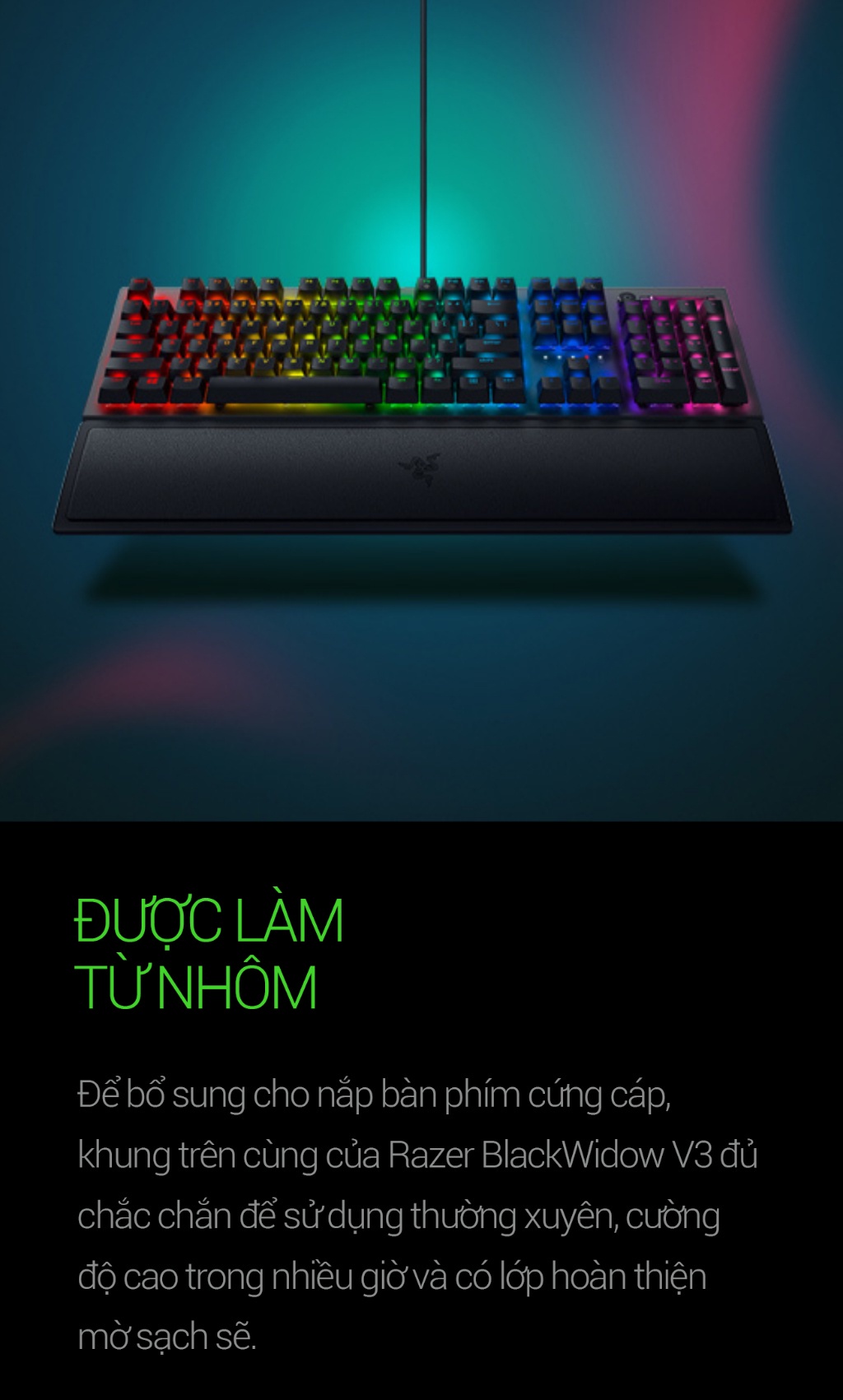Bàn Phím Razer BlackWidow V3 | Full Size 104 Phím | ABS Double-Shot | N ...