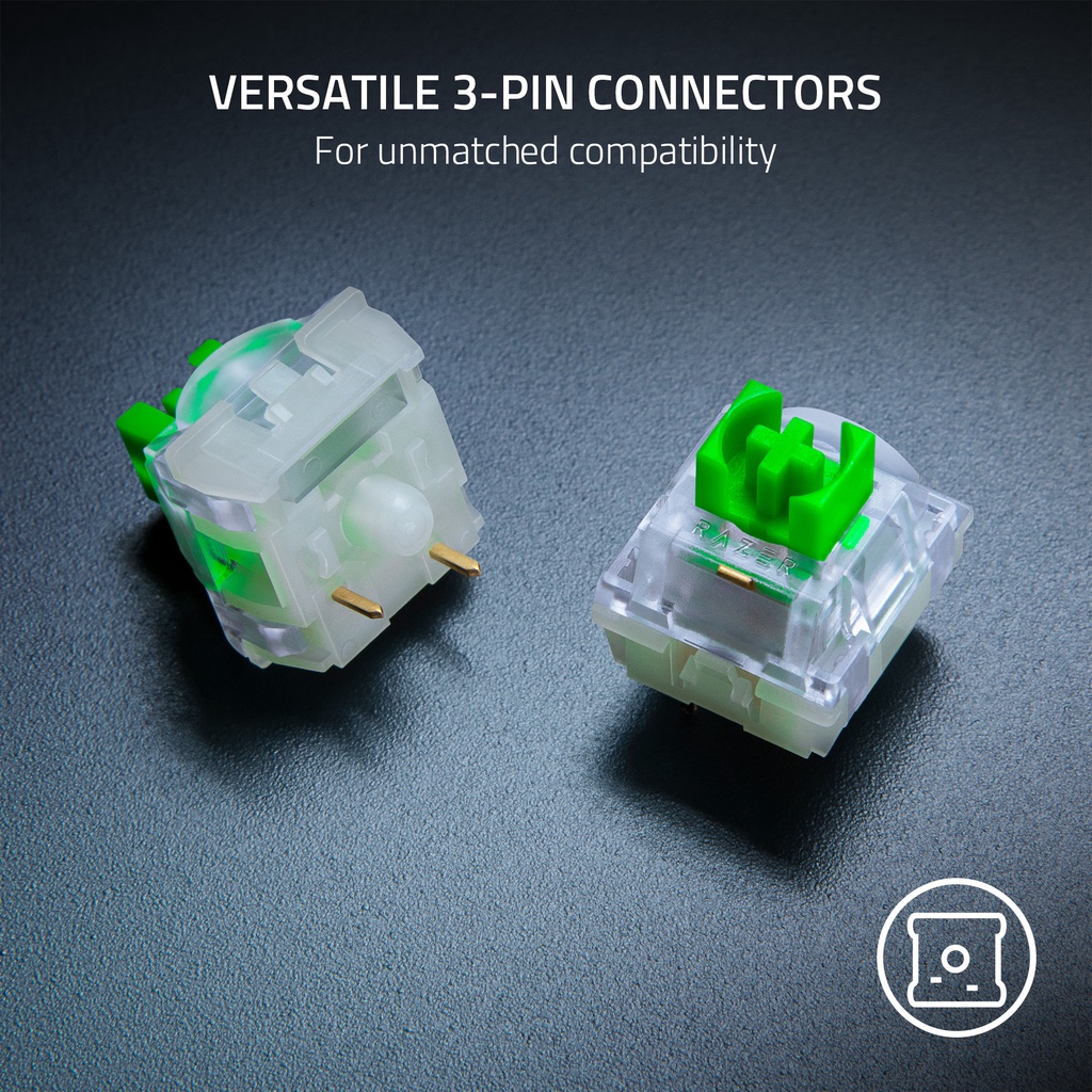 Switches Razer Mechanical (Green Clicky Switch) - Clicky and Tactile ...