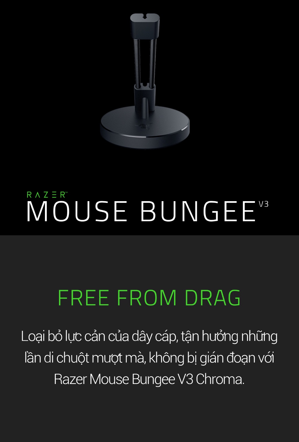 Razer Mouse Bungee V3 Chroma - Mouse cable bungee with Chroma RGB ...