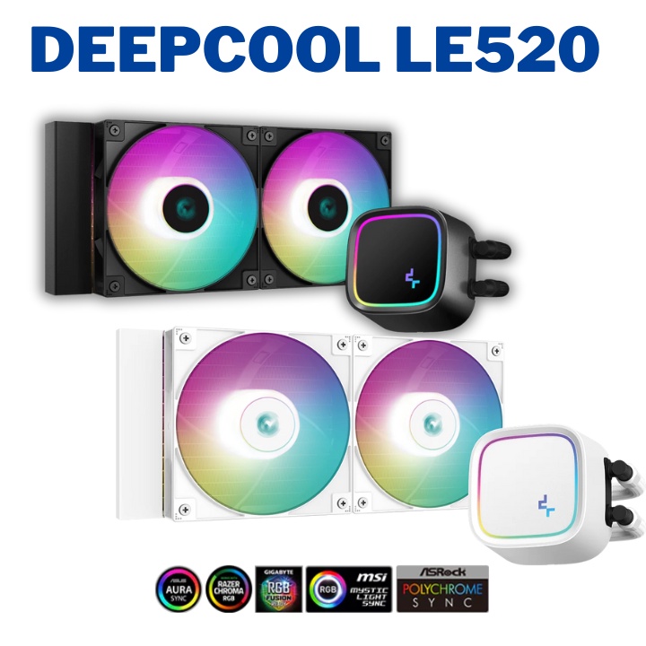 Tản Nhiệt Nước AIO Deepcool LE720 / LE720 WH - Deepcool LE520 / LE520 ...