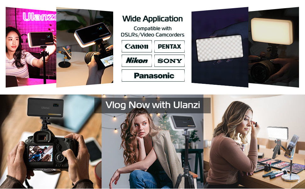 Ulanzi VL200 Bi Color fill light đèn chụp hình quay phim - Dải màu ...