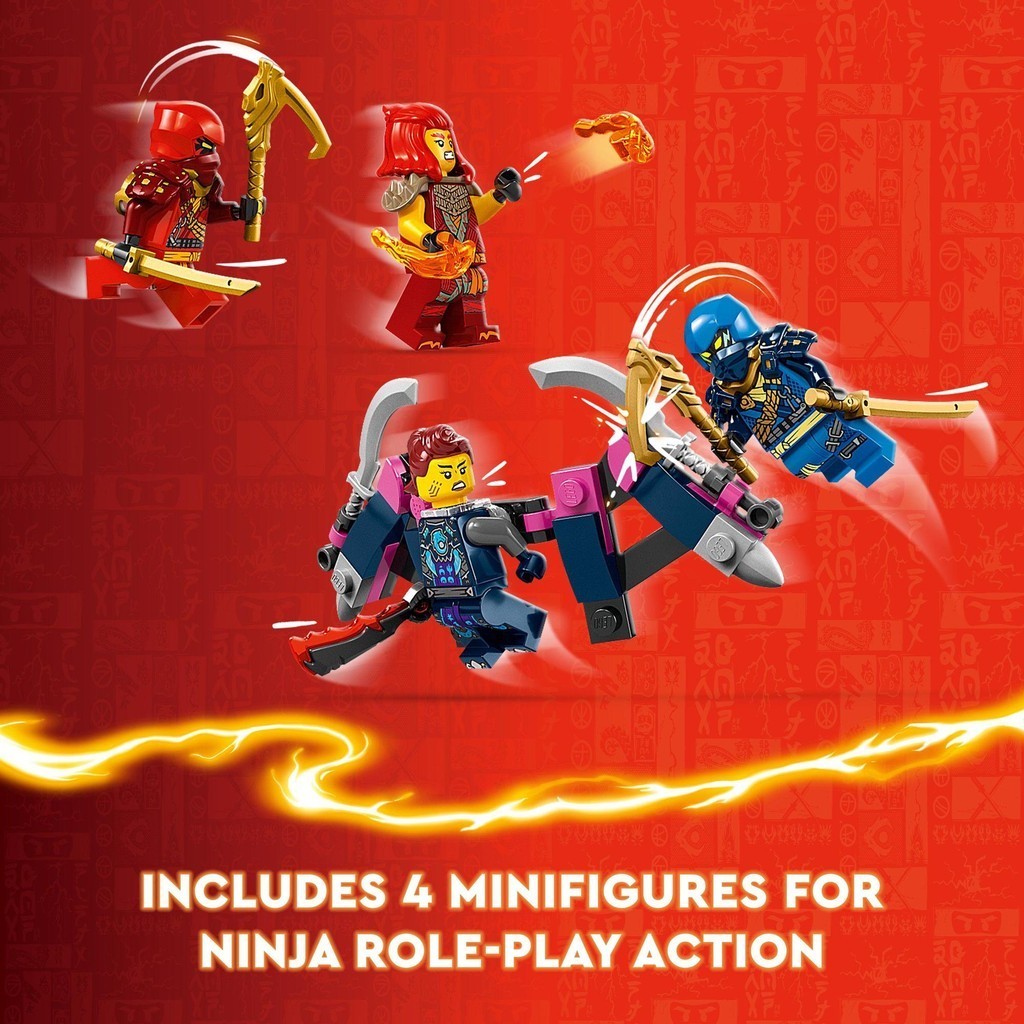 LEGO NINJAGO 71812 Đồ chơi lắp ráp Chiến giáp vượt địa hình của Kai ...