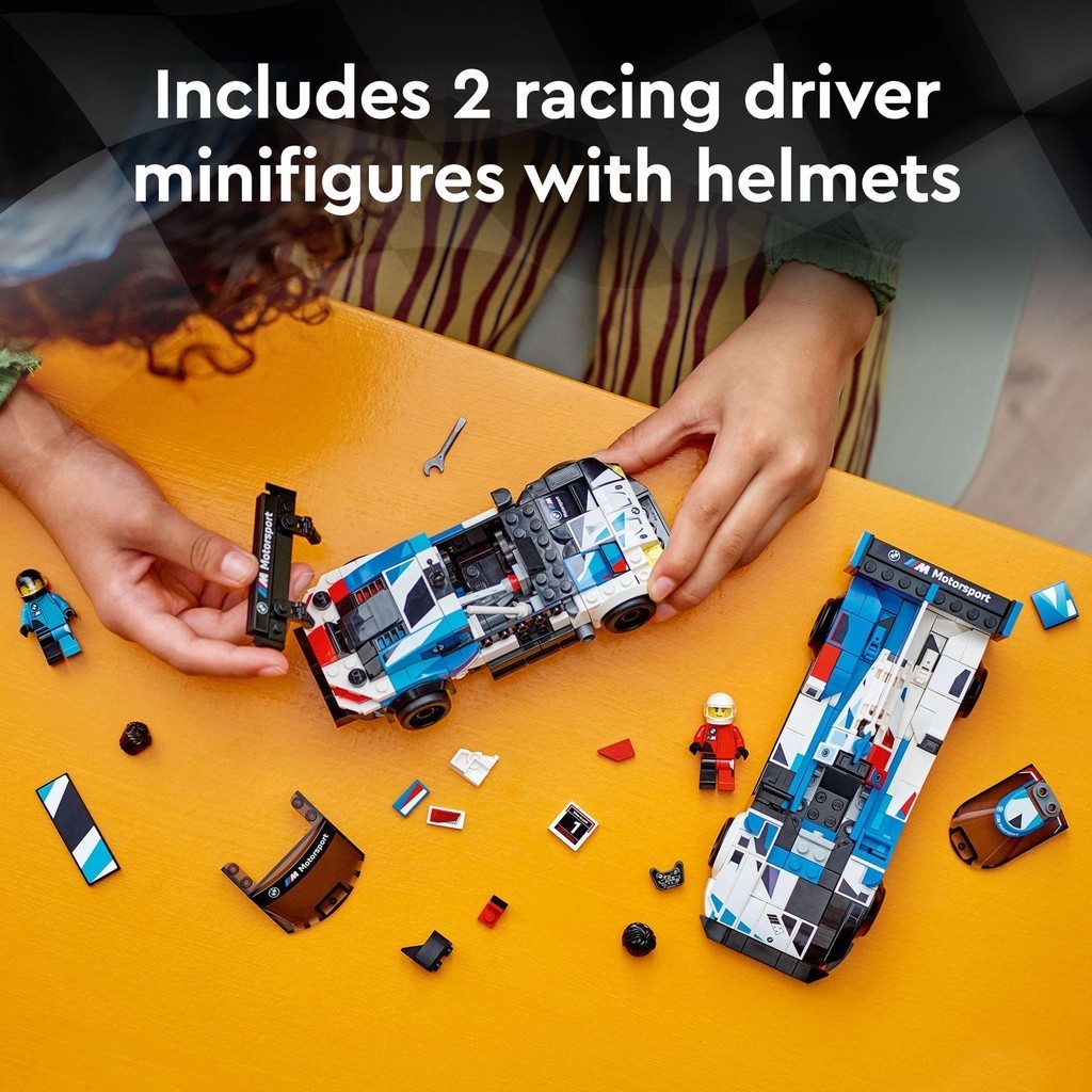 LEGO SPEED CHAMPIONS 76922 Đồ chơi lắp ráp Siêu xe BMW M4 GT3 & BMW M ...