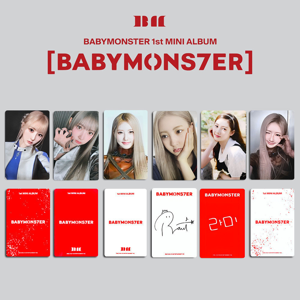 Album BABYMONSTER của Kpop Idol BABYMONS7ER Photocards Ahyeon Card ...