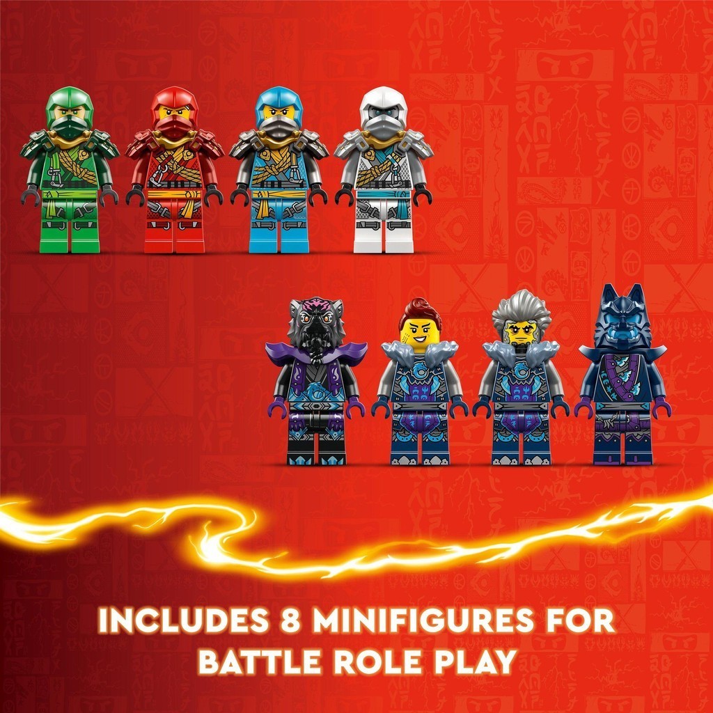 LEGO NINJAGO 71813 Đồ chơi lắp ráp Tu viện bóng tối của mặt nạ sói (1. ...