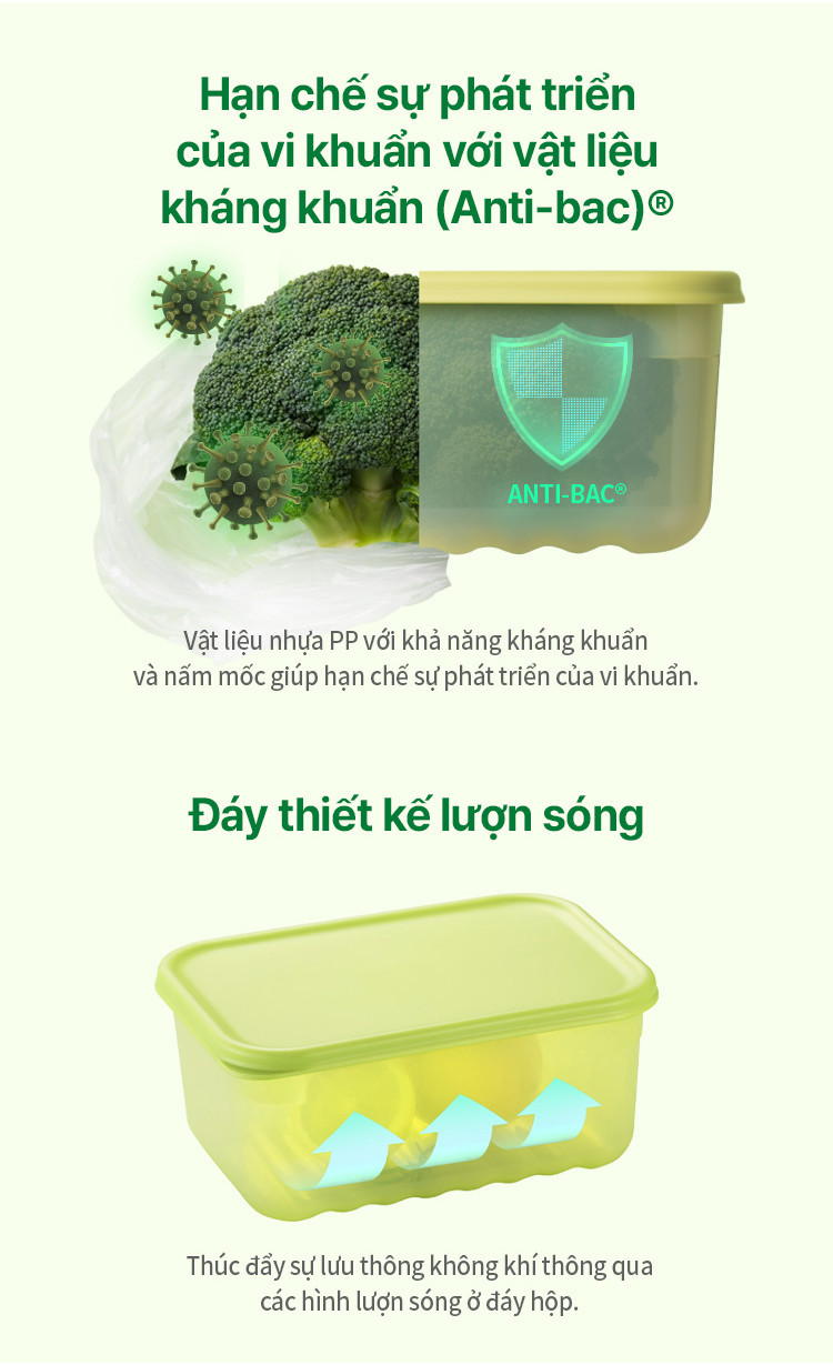 Hộp bảo quản thực phẩm LocknLock Smart Keep Fresh food container giữ tươi mát lên đến 31 ngày ...