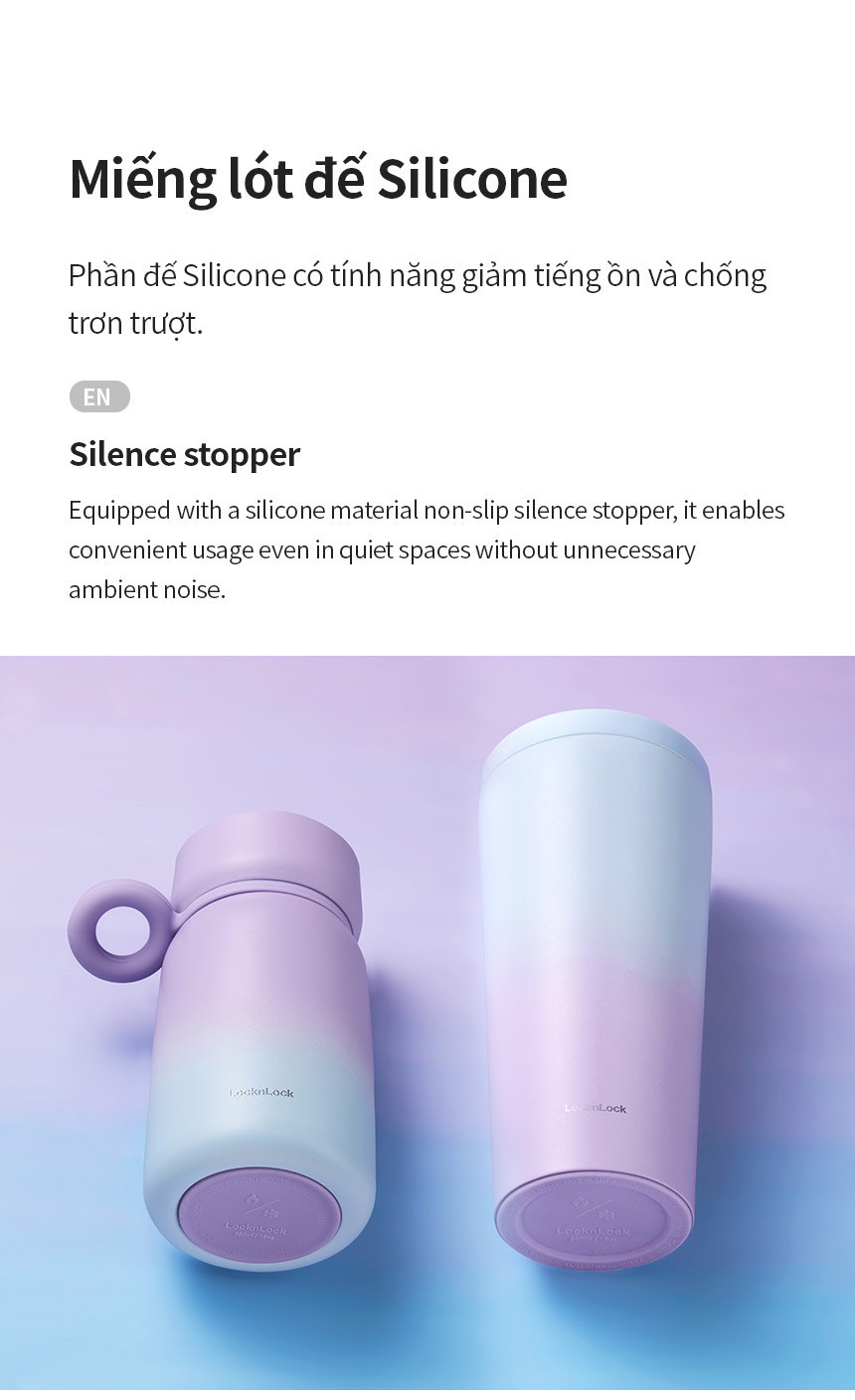 Bình giữ nhiệt LocknLock Metro Studio Gradation tumbler 540ml, 480ml và 350ml bằng thép không gỉ ...