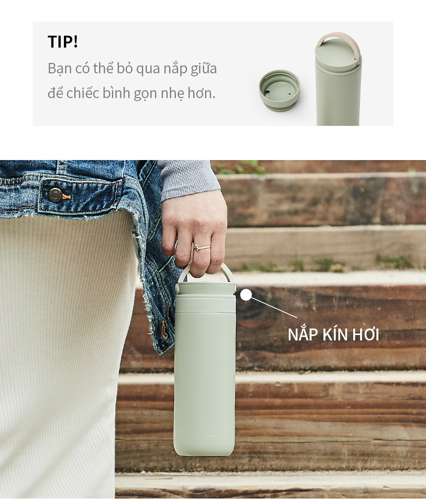 Bình giữ nhiệt Lock&Lock Metro Two Way 237ml hoặc 475ml thép không gỉ (SUS304) | Shopee Việt Nam