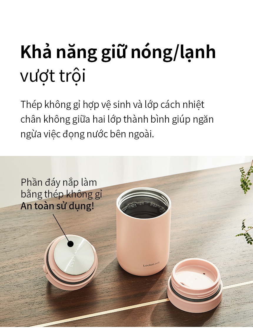 Bình giữ nhiệt Lock&Lock Metro Two Way 237ml hoặc 475ml thép không gỉ (SUS304) | Shopee Việt Nam