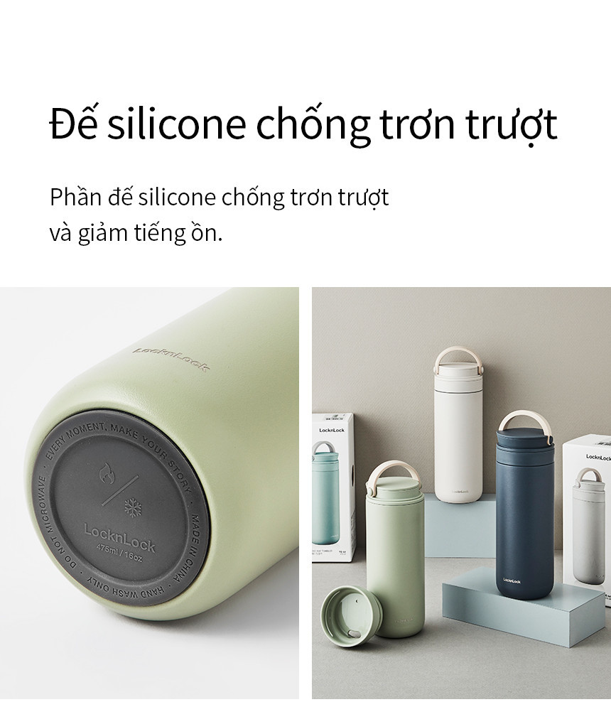 Bình giữ nhiệt Lock&Lock Metro Two Way 237ml hoặc 475ml thép không gỉ (SUS304) | Shopee Việt Nam