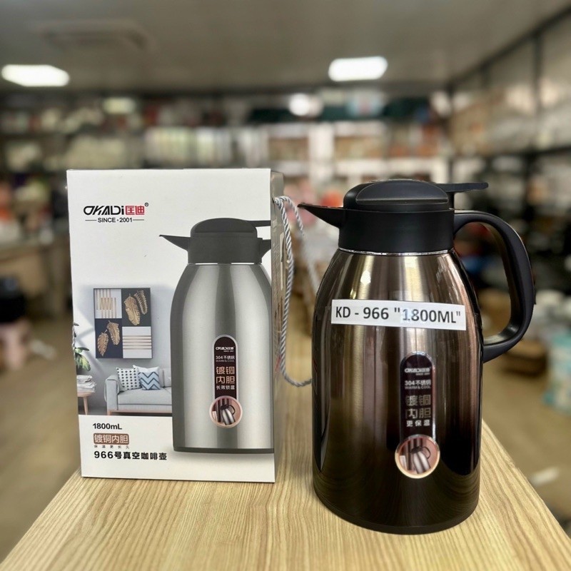 Bình Giữ Nhiệt 2200ML Inox 304 Giữ Nhiệt 24H, Bình ủ trà inox giữ nhiệt | Shopee Việt Nam