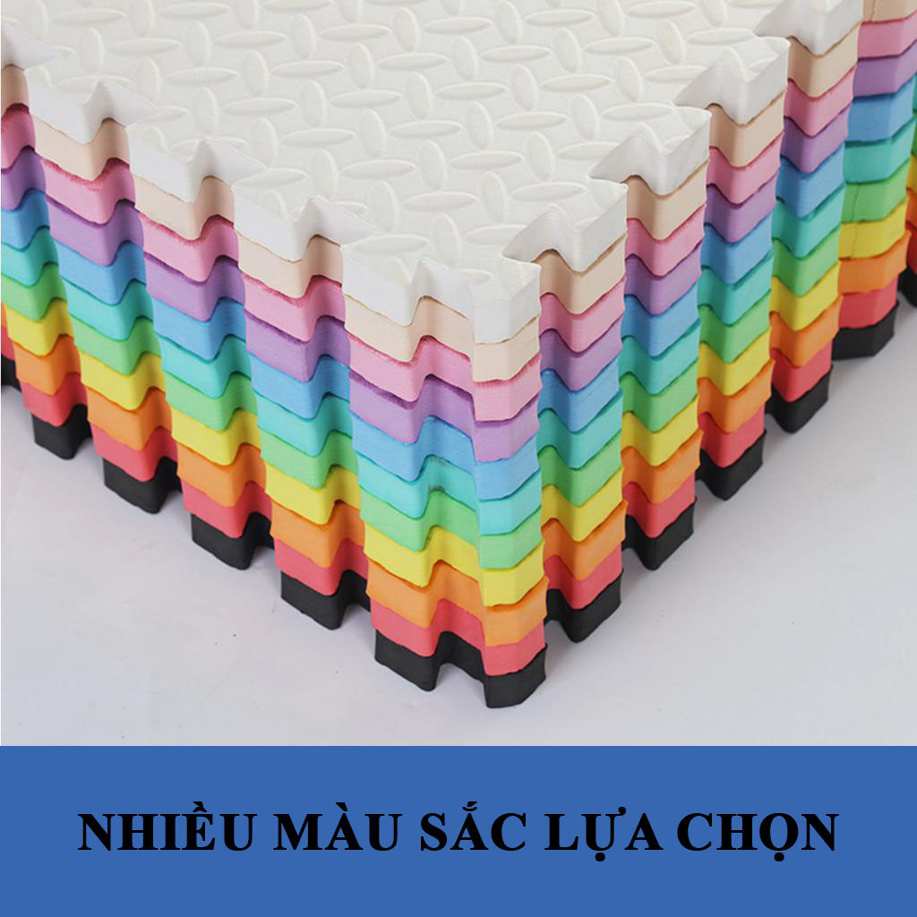 Thảm Xốp Ghép lót sàn 60x60 cm miếng dày 1cm tấm trải sàn cho bé vân gỗ gấp gọn xpe | Shopee ...