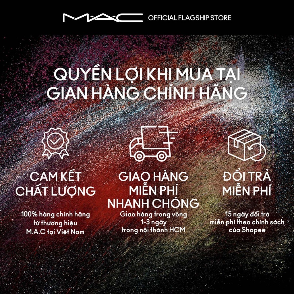 Son kem MAC Powder Kiss Liquid Lipcolour cho hiệu ứng màu mịn màng, làm ...