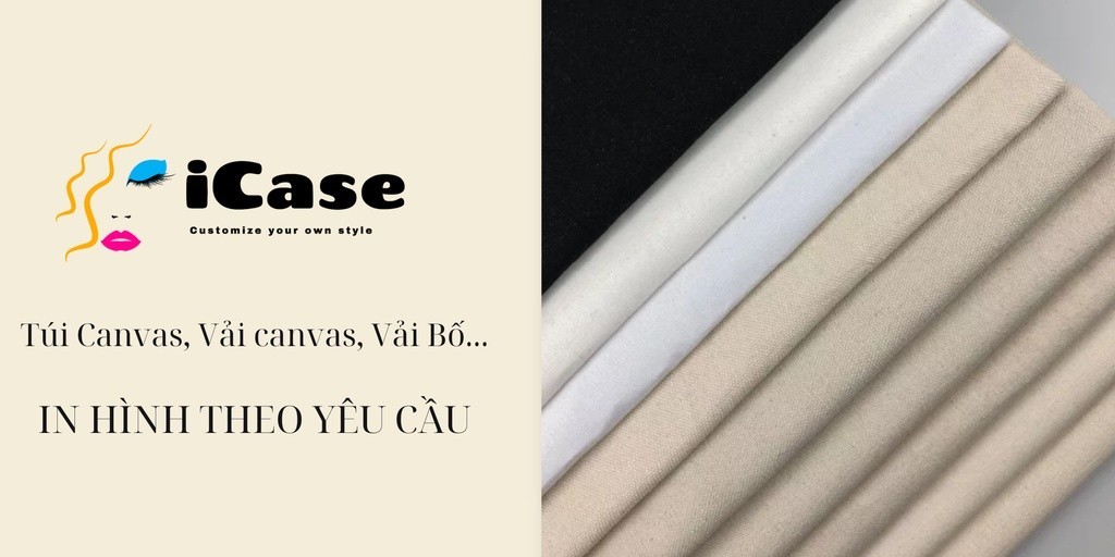 Túi vải Canvas iCase bộ sưu tập colorful nhiều kích thước | Shopee Việt Nam