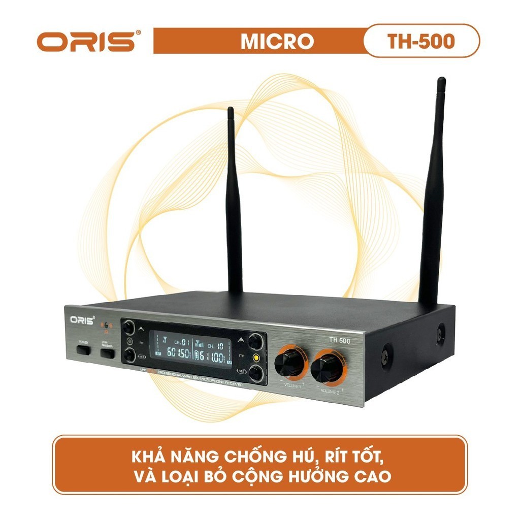 [SHOP CHÍNH HÃNG] Micro Không Dây Hộp Sóng ORIS TH-500 - Chống Hú, Hút ...
