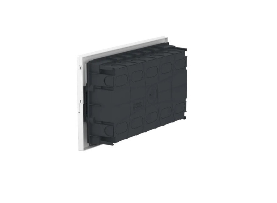 Tủ điện âm tường 18 Modules Minipragma cửa trắng SCHNEIDER MIP22118 ...