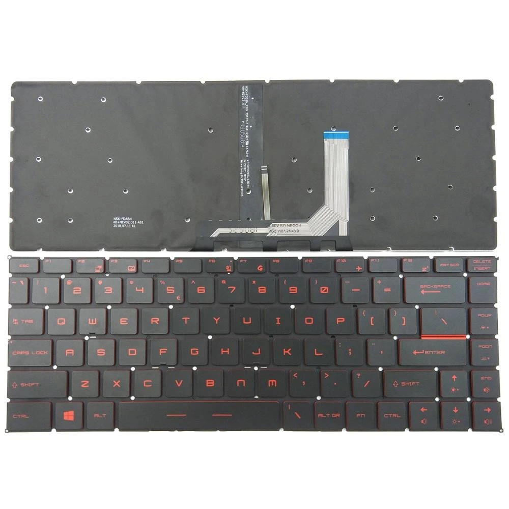 Bàn phím laptop MSI GF63 GS65 8RC GF63 8RD GF63 8RD GF63 Thin 9SC GF63 ...
