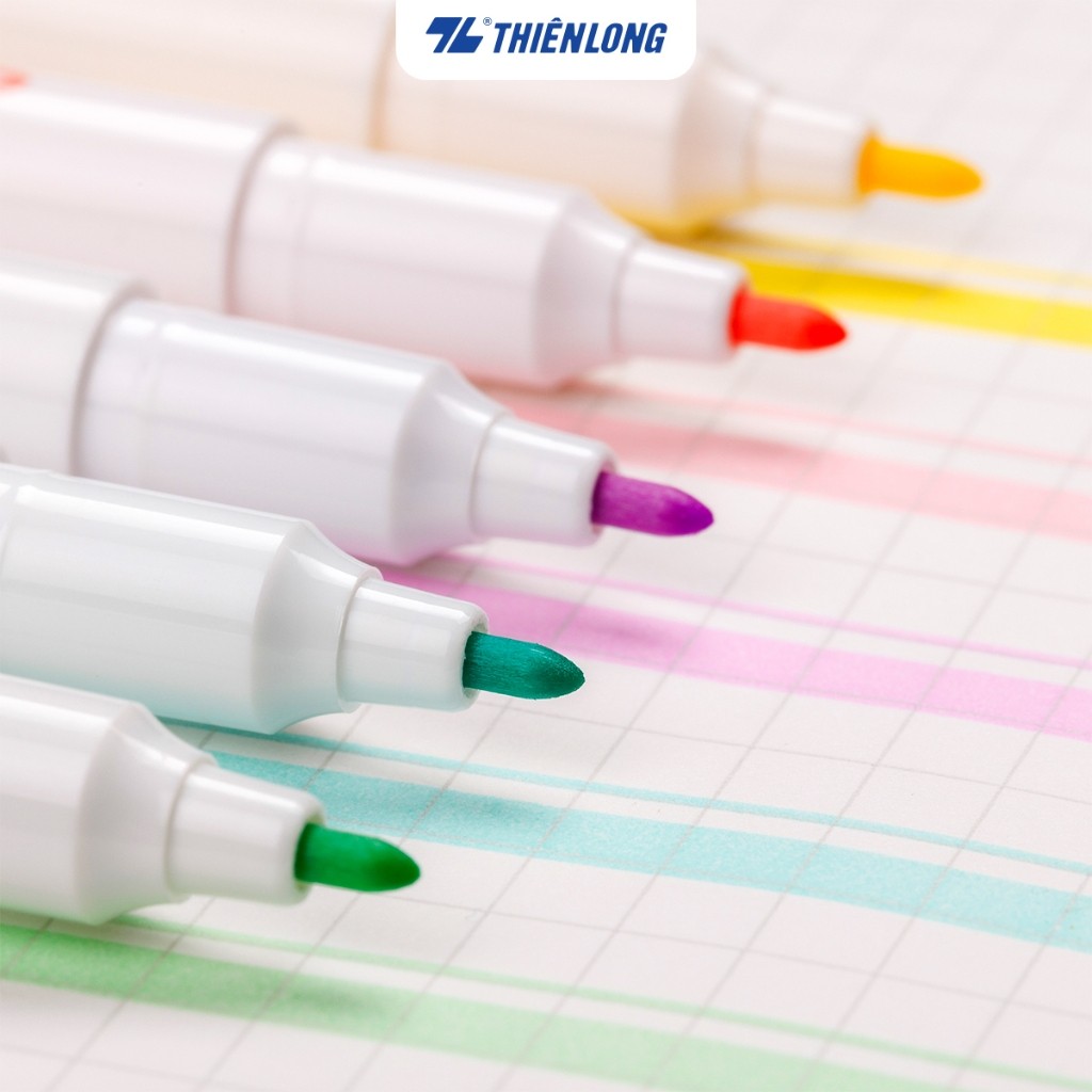 Bút dạ quang Pastel Thiên Long Pazto HL-016 - Bút highlight pastel ...