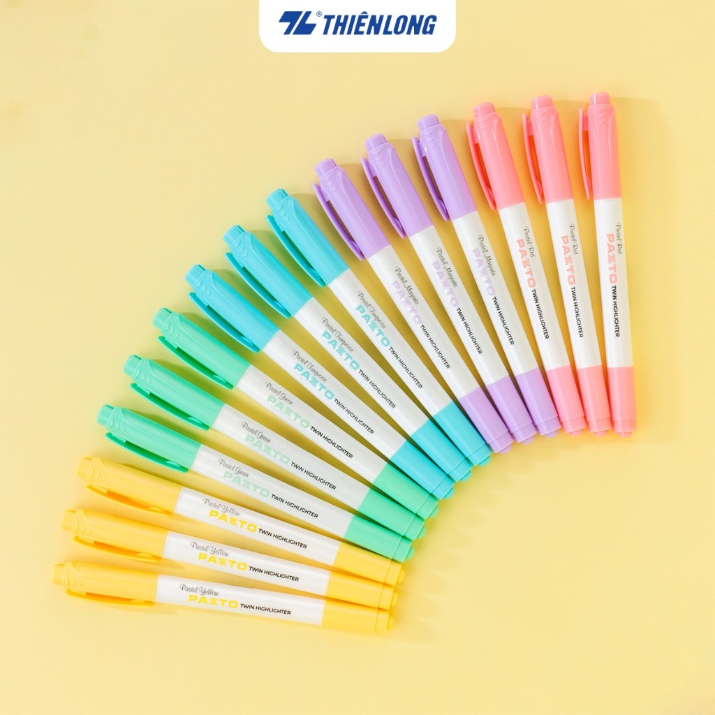 Bút dạ quang Pastel Thiên Long Pazto HL-016 - Bút highlight pastel ...