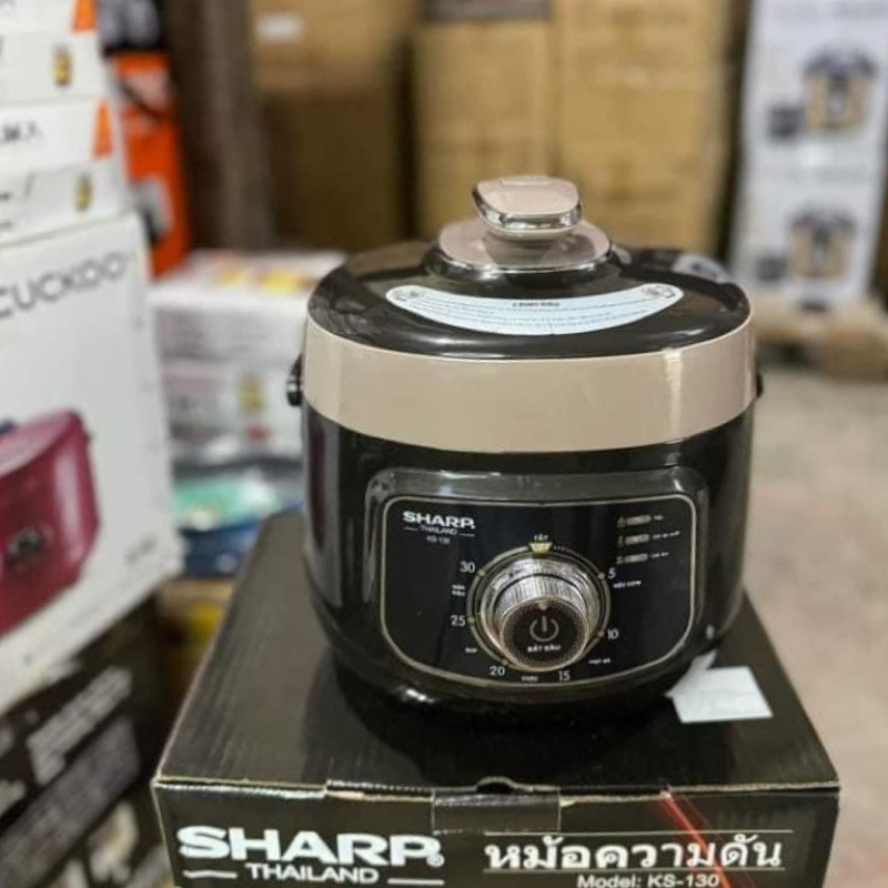 Nồi áp suất Shapp ks-130 , Lòng Đá siêu bền Dung Tích 3L đa năng nấu ...