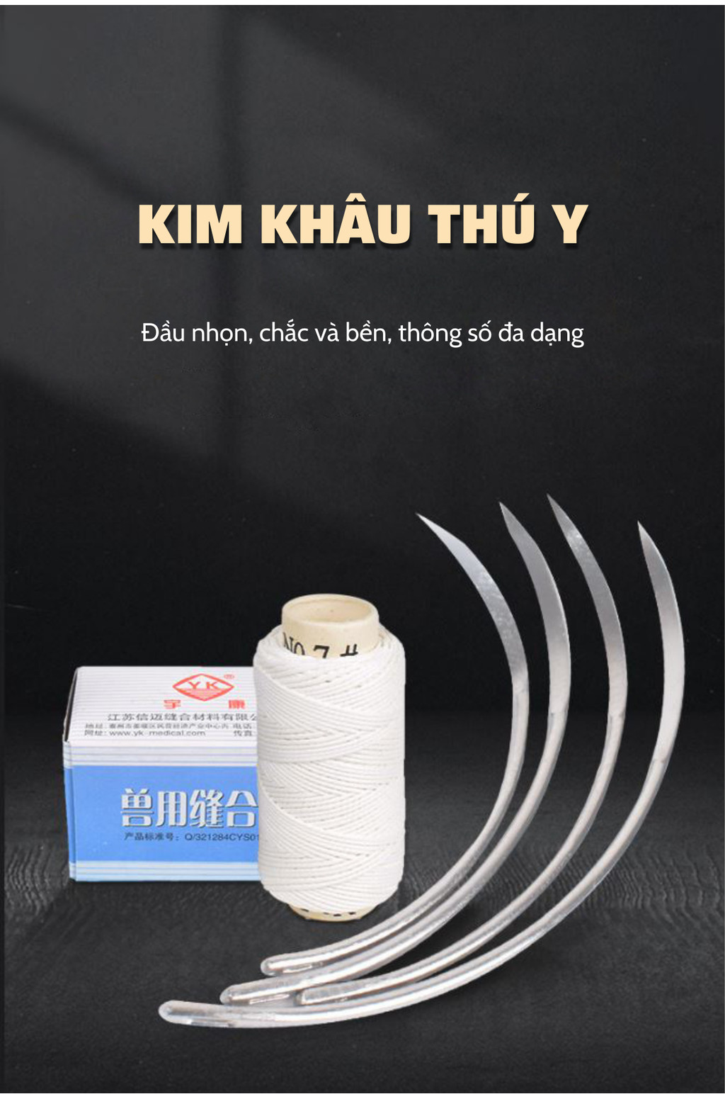 Kim cong khâu da, Kim cong thú y -- Kim khâu thú y Dương Ninh nhiều ...