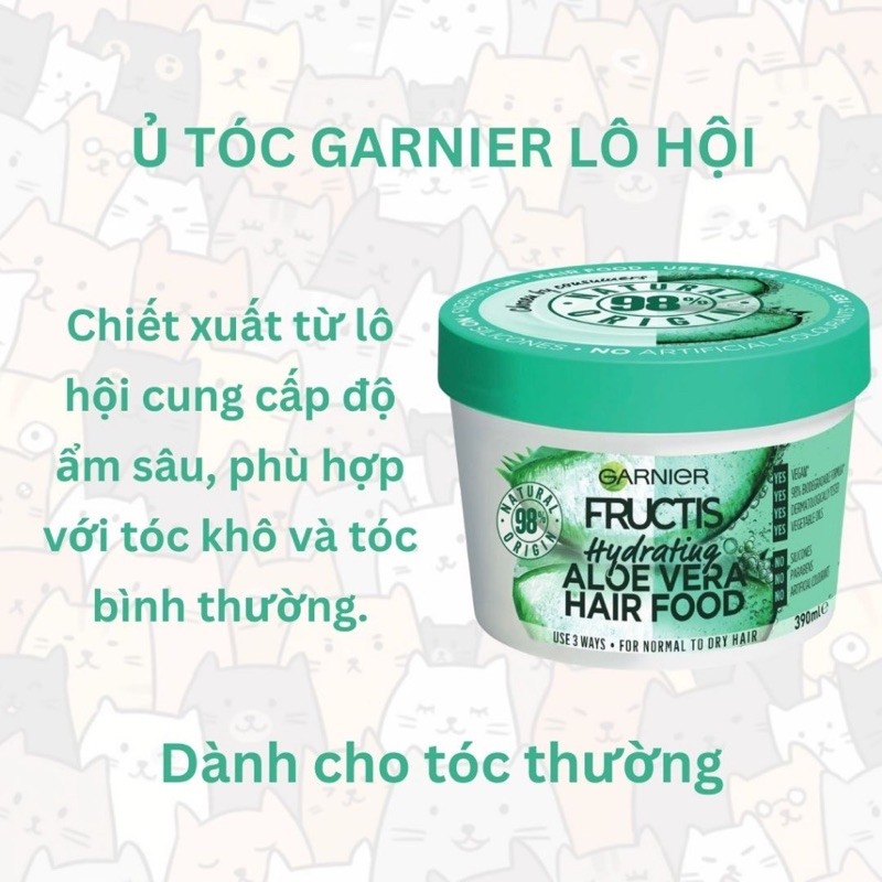 Kem ủ tóc đa công dụng Garnier Fructis Hair Food Úc 390ml | Shopee Việt Nam