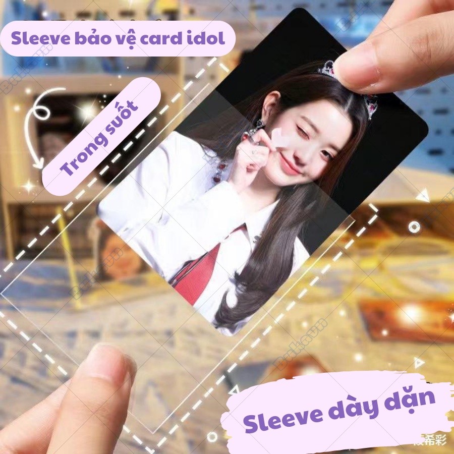 Sleeve Popcorn Buka sleeves bọc card siêu dày đựng card thần tượng thẻ ...