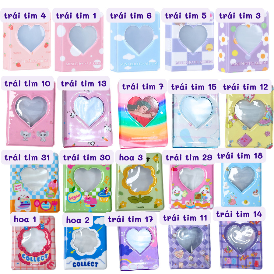 Sổ tay Collect Book 6*9 Buka Collectbook album sổ đựng card 1 ô nhiều ...