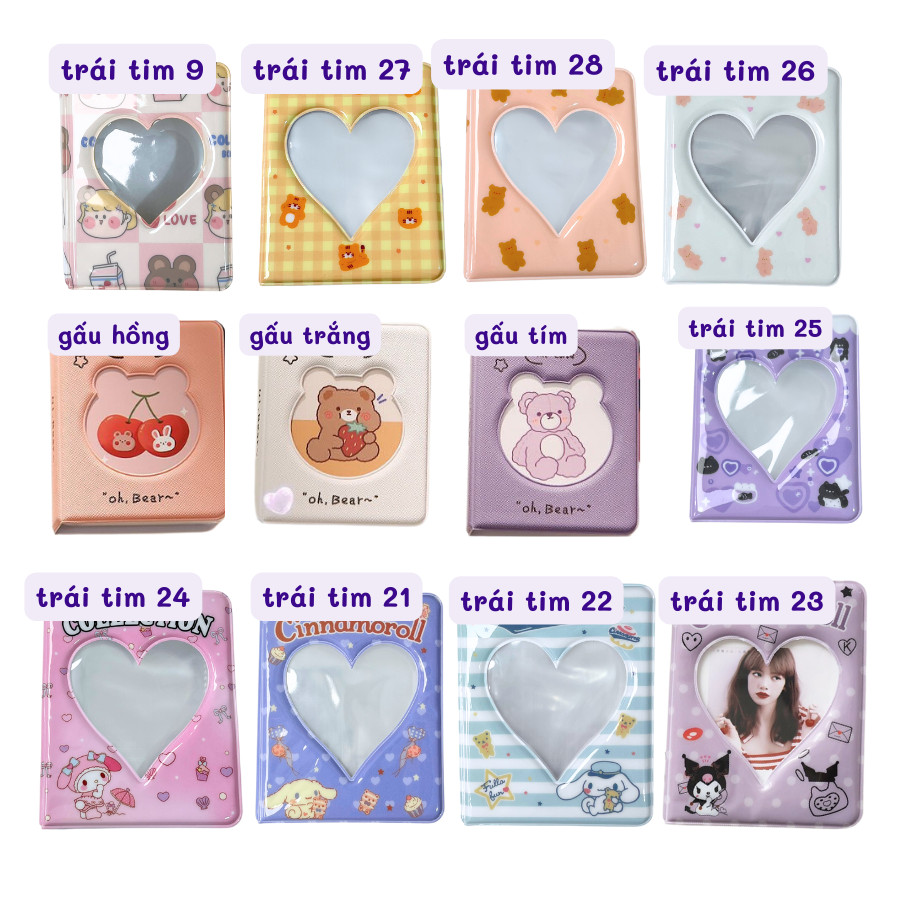 Sổ tay Collect Book 6*9 Buka Collectbook album sổ đựng card 1 ô nhiều ...