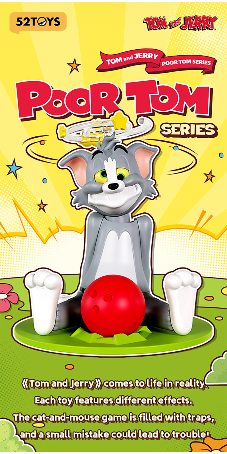 52TOYS TOM and JERRY - Poor TOM Series Series Blind Box Figure Toy | Shopee Việt Nam