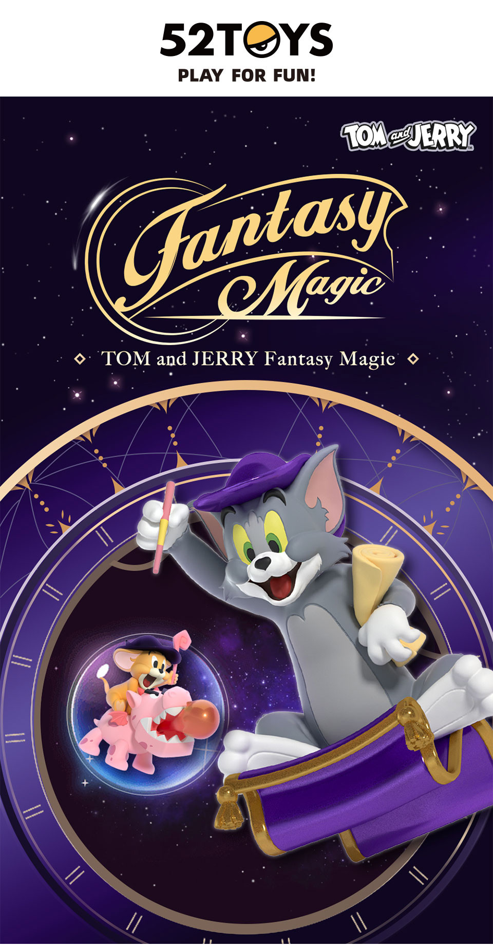 52TOYS TOM and JERRY Fantasy Power Series Blind Box Figure Toy | Shopee ...