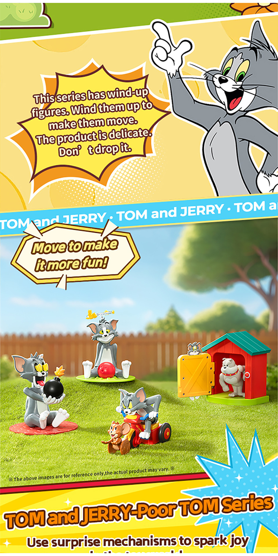 52TOYS TOM and JERRY - Poor TOM Series Series Blind Box Figure Toy ...