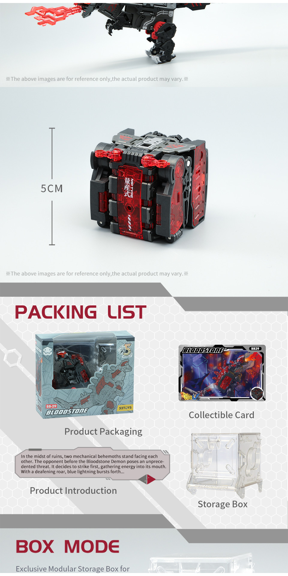 52TOYS đồ chơi lắp ráp mô hình Transformers Figure BEASTBOX BB-29 ...