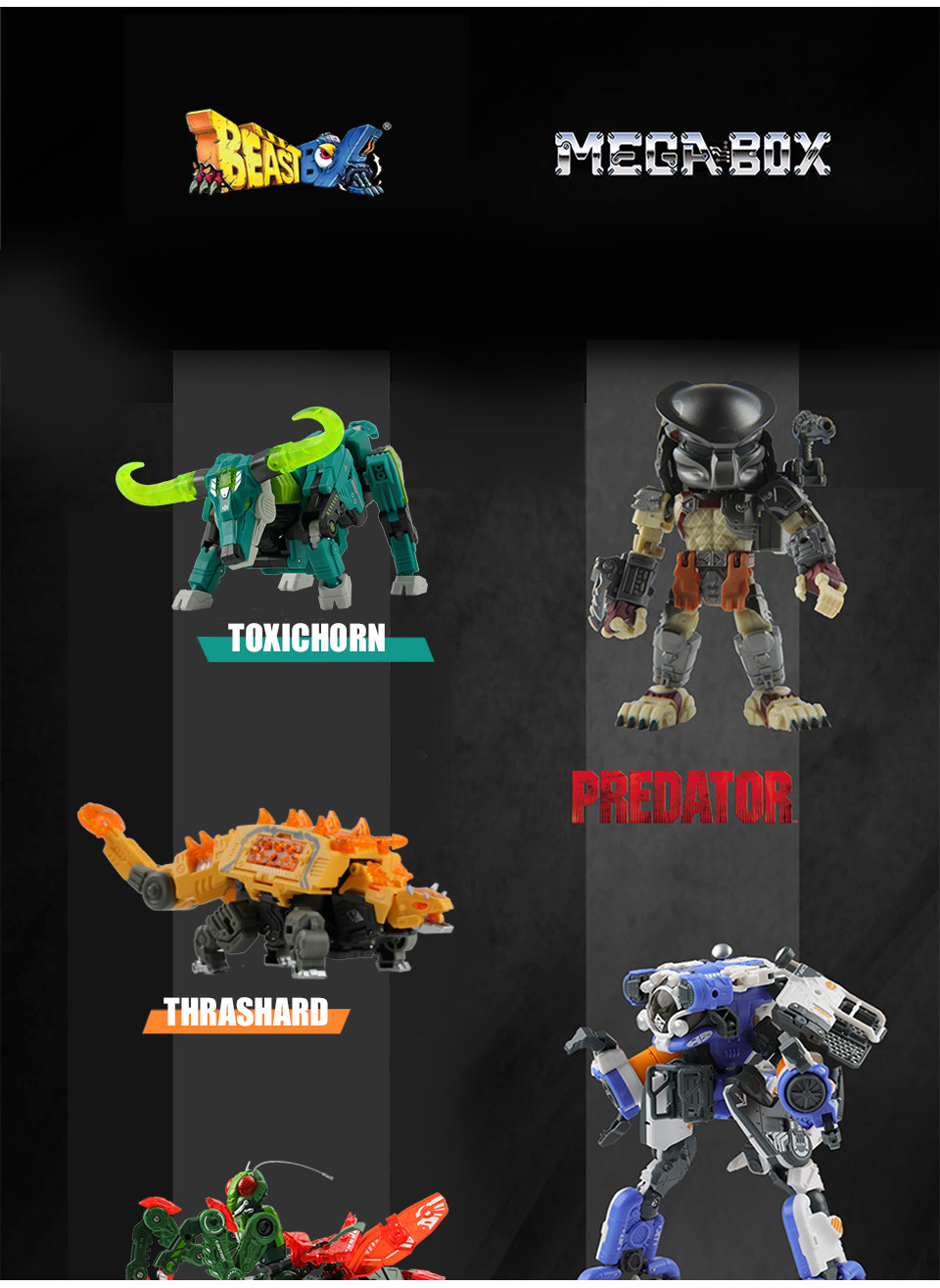 52TOYS đồ chơi lắp ráp mô hình Transformers Figure BEASTBOX BB-32 Demon ...