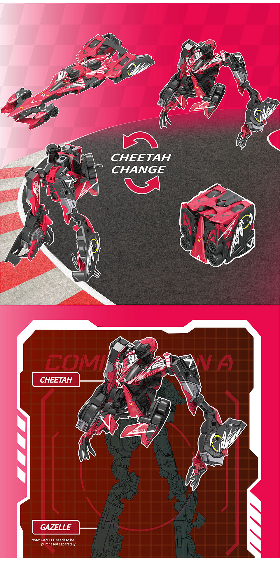 52TOYS đồ chơi lắp ráp mô hình transformers figure Infinitybox IB-05 Cheetah | Shopee Việt Nam