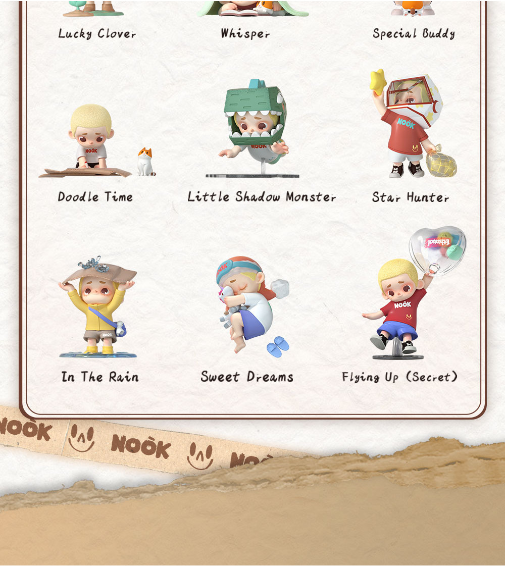 52TOYS Nook The Kid Series Blind Box Figure Toy | Shopee Việt Nam