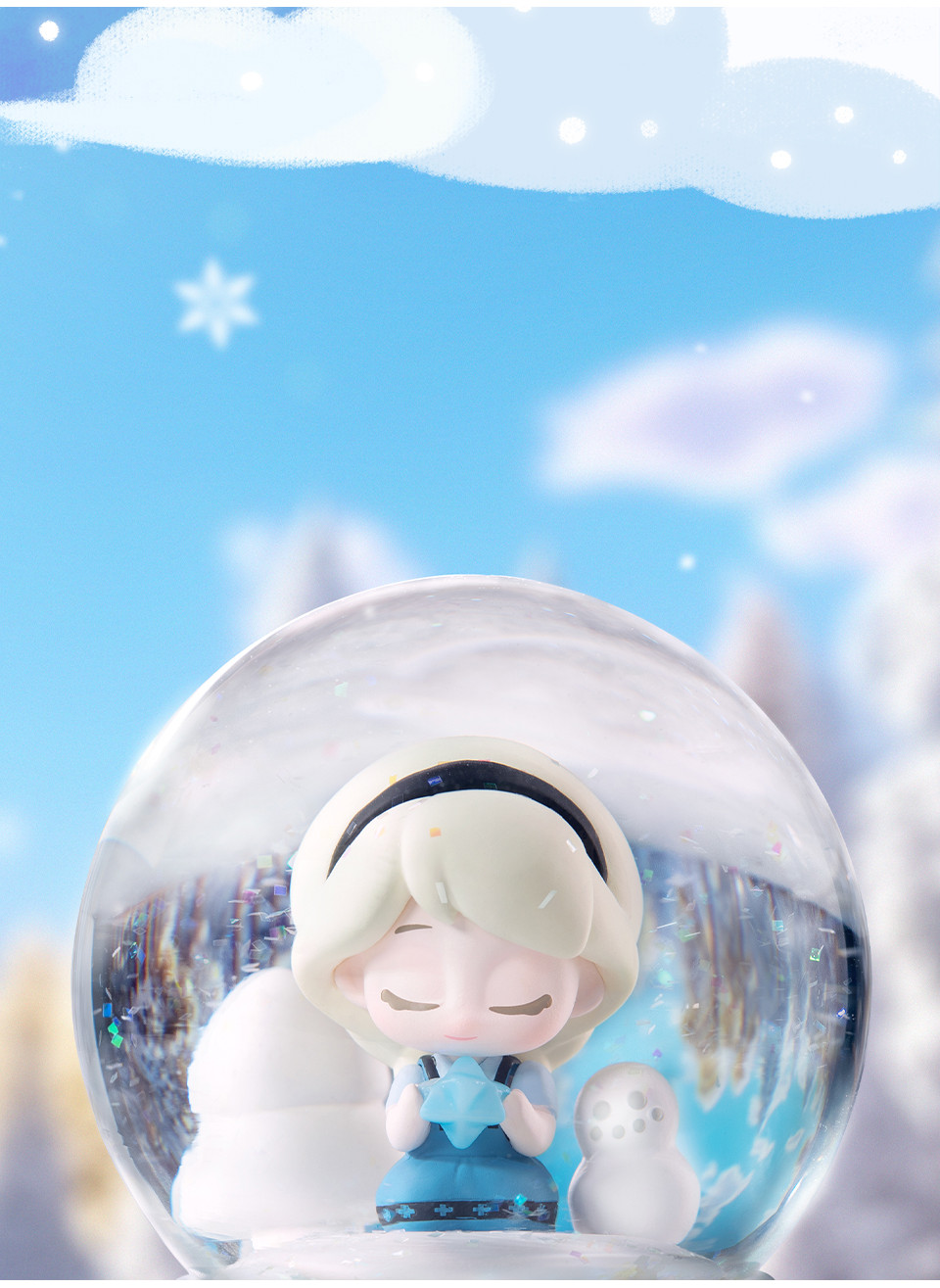 52TOYS Disney Frozen Series Crystal Ball Blind Box Figure Toy | Shopee ...