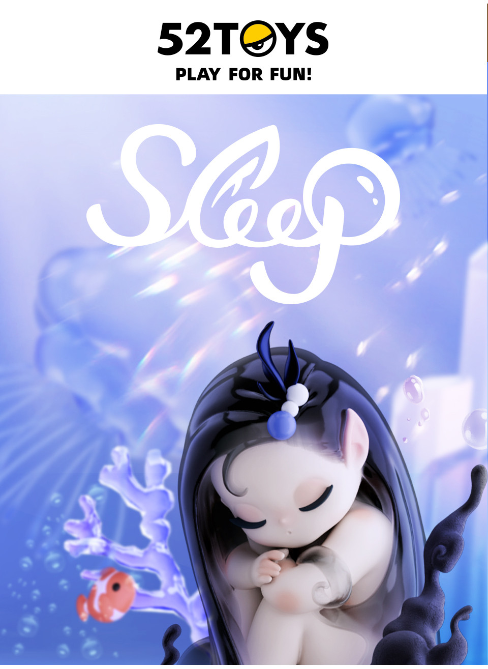 52TOYS Sleep Sea Elves Series Blind Box Figure Toy | Shopee Việt Nam