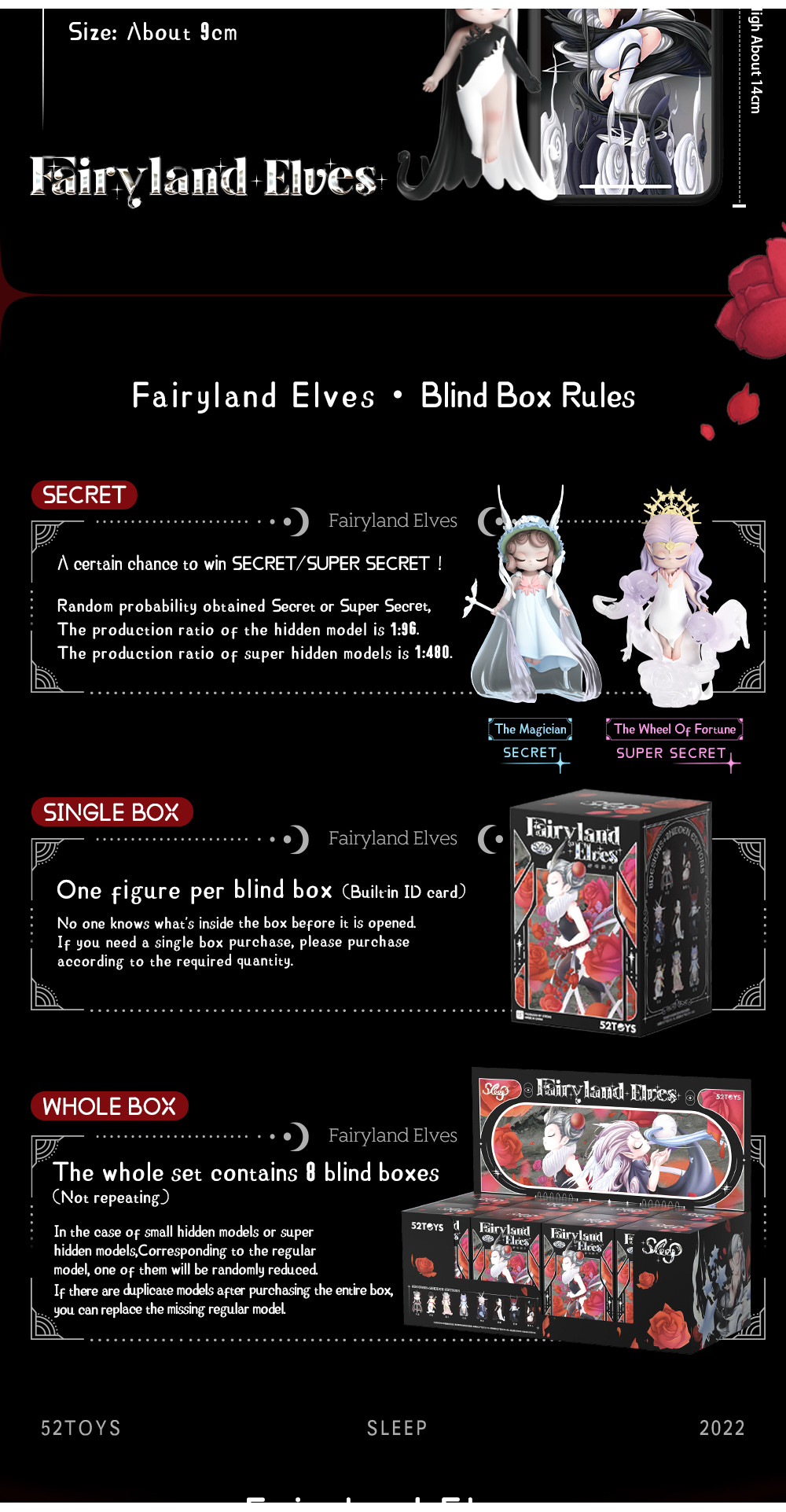 52TOYS Sleep Fairyland Elves Series Blind Box Figure Toy | Shopee Việt Nam