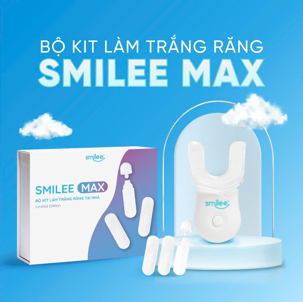 [CHỈ 358K TRÊN LIVE VTVCAB] Tẩy trắng răng tại nhà Smilee Max trắng từ 3 đến 6 tone sau 1 liệu ...