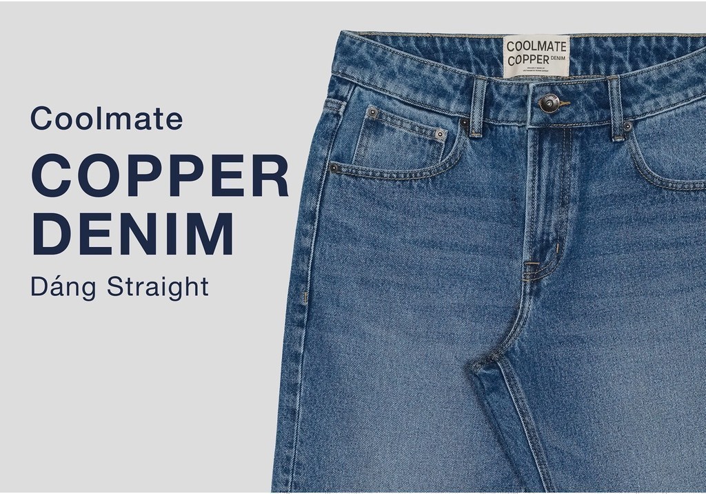 Coolmate x Copper Denim | Quần Jeans dáng Straight mặc thoải mái ...