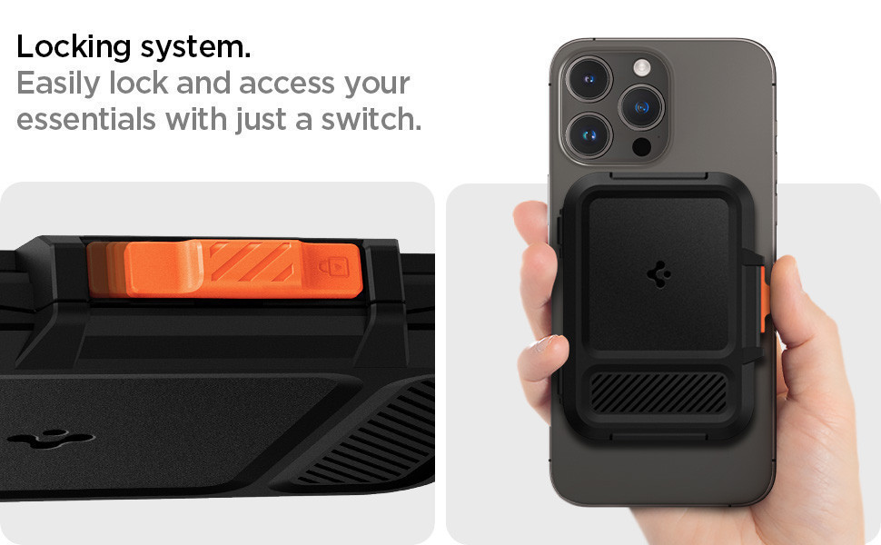 Spigen Lock Fit MagFit Ví từ tính Nhiều tùy chọn lưu trữ, Bền bỉ Cho ...
