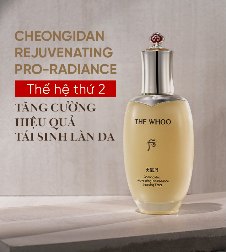 [THE WHOO OFFICIAL] Nước cân bằng tái sinh da Cheongidan Rejuvenating Pro-Radiance Balancing ...