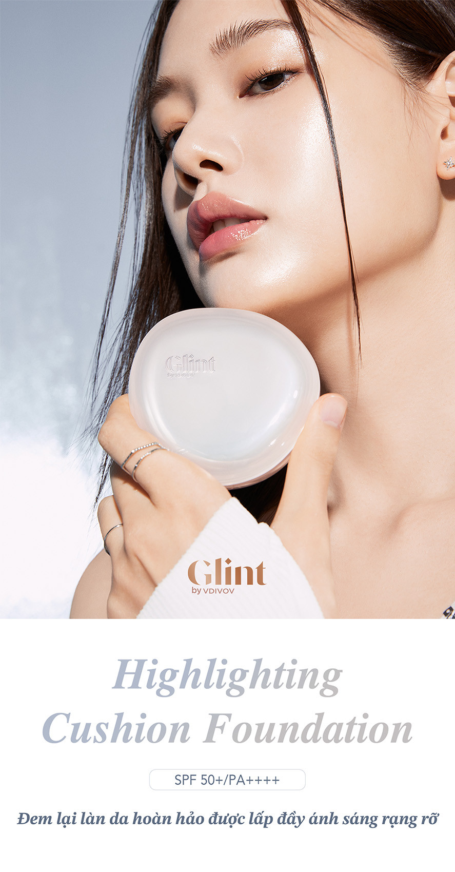 [Glint By VDIVOV Official] Phấn nước căng bóng che phủ toàn diện Glint ...