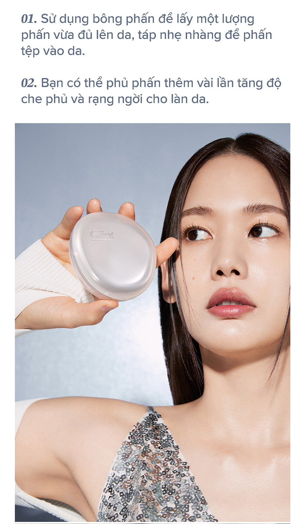 [Glint By VDIVOV Official] Phấn nước căng bóng che phủ toàn diện Glint ...