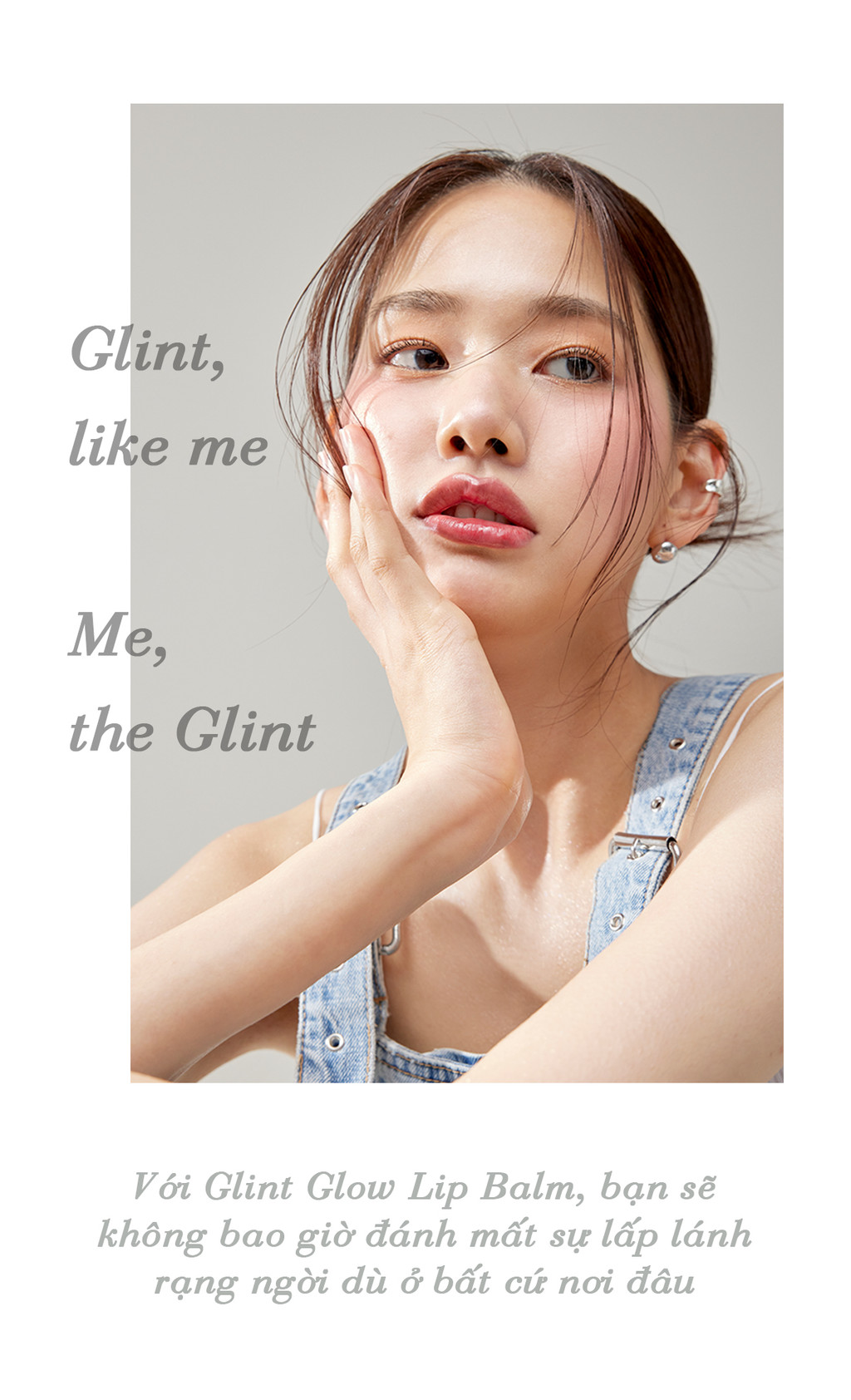 [Glint By VDIVOV Official] Son dưỡng môi có màu Glint 3g nguồn gốc thực vật, dưỡng ẩm tạo hiệu ...