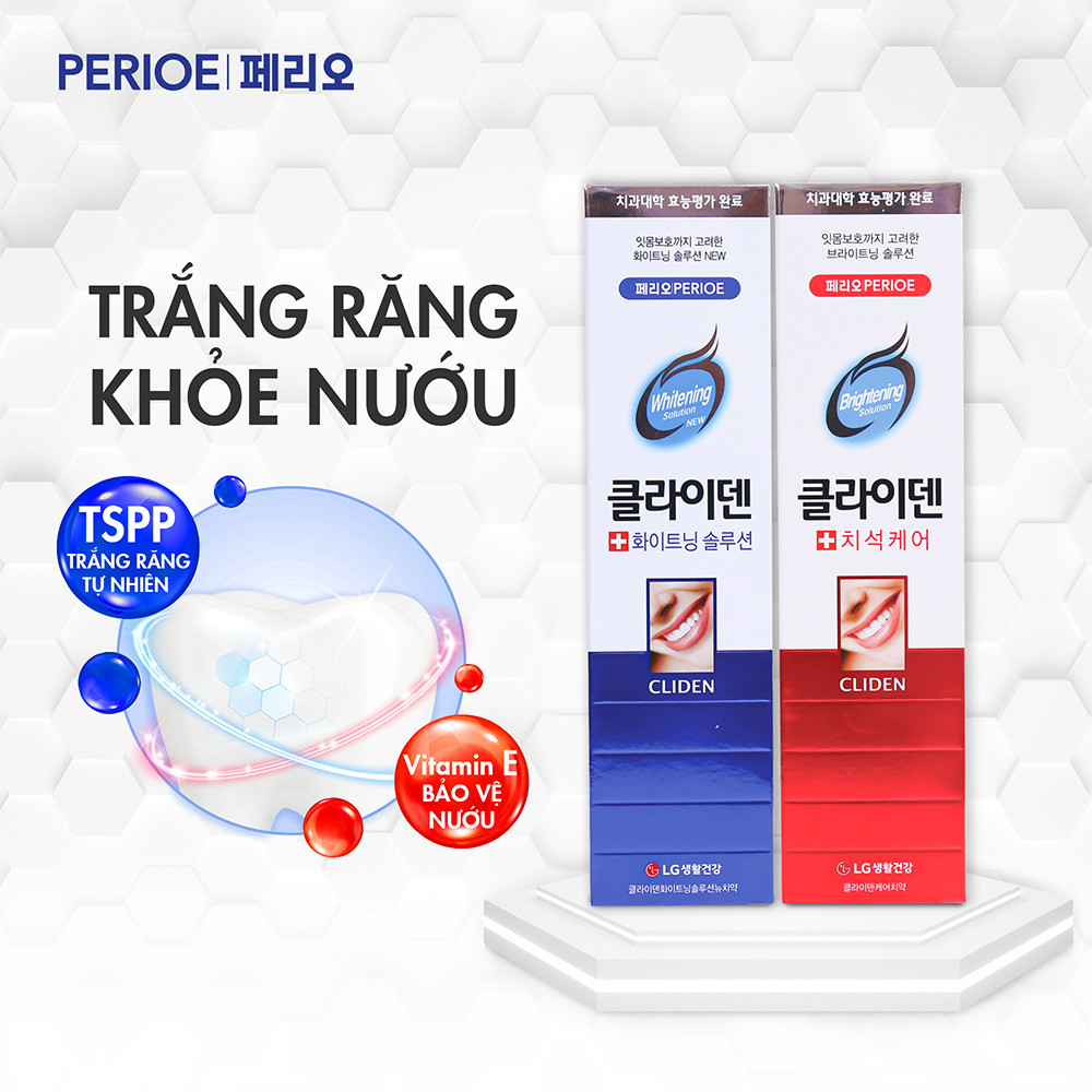 [LG Daily Beauty Official]Kem đánh răng Perioe Cliden Whitening ...